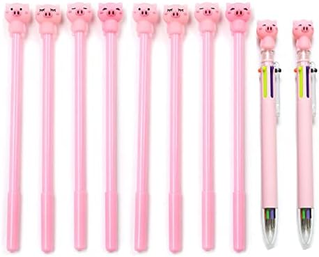 Amazon.com : Monique 4 Pack 6 in 1 0.5mm Cartoon Pig Pattern Multicolor ...