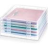 Amazon.com: Kosiz 6 Pcs 12 x 12 Inch Paper Storage Case Plastic ...