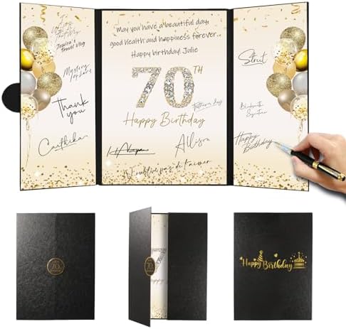 Amazon.com: Birthday Party Decorations, Signing Card Board with ...