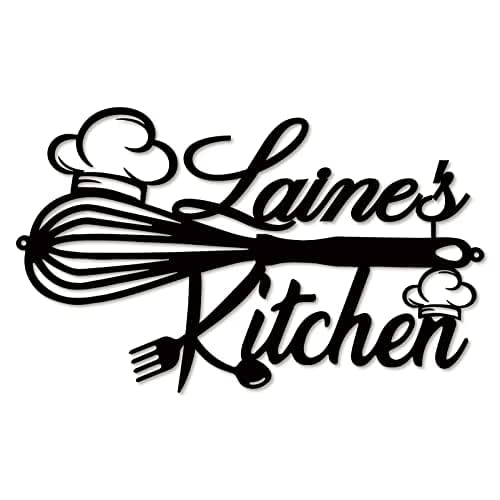 Amazon.com: Kitchen Sign Wall Decor, Kitchen Decor, Custom Kitchen Name ...