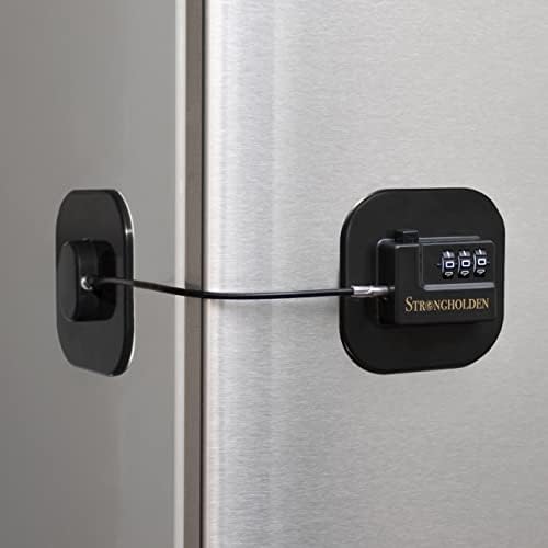 Amazon.com: Refrigerator Lock, Heavy Duty Fridge Lock, Combination Lock ...
