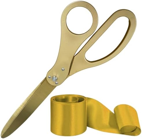 New Edition Grand Opening Ceremony Kit – Heavy Duty 25'' Scissors Gold ...