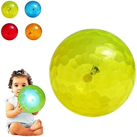 Buy Wembley Plastic Light Ball For Kids Play Led Soft Bouncing Flashing ...