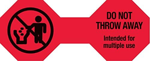 Amazon.com: United Ad Label Cord Labels DO NOT Throw Away, 5" x 2 ...