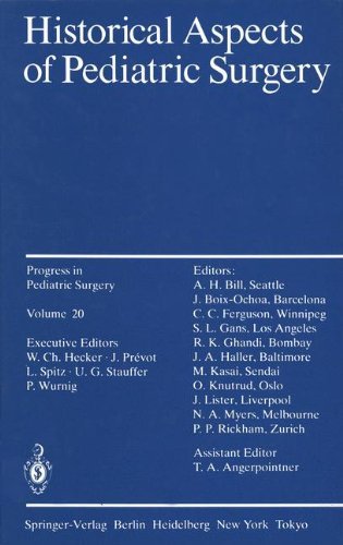 Amazon.com: Historical Aspects of Pediatric Surgery (Progress in ...