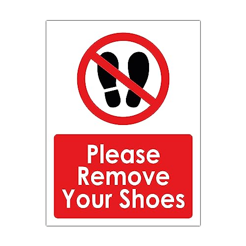 Buy SIGN EVER Please Remove Your Shoes Sign Board Bank Office Hospital ...