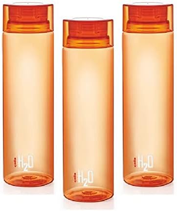 Cello Aqua Flip Polypropylene Bottle Set, 1 Litre, 5-Pieces ...