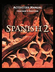 Spanish 2 Activity Manual Teacher's Edition 2nd Edition: Beulah F Hagar ...