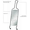 Amazon.com: Rösle Stainless Steel Coarse Grater, Wire Handle, 15.9-inch ...