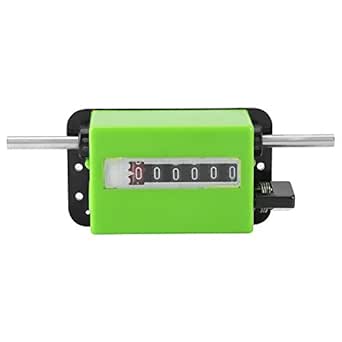 Amazon.com: Meter Counter Mechanical, Roller Type Meter Counter, 6 ...