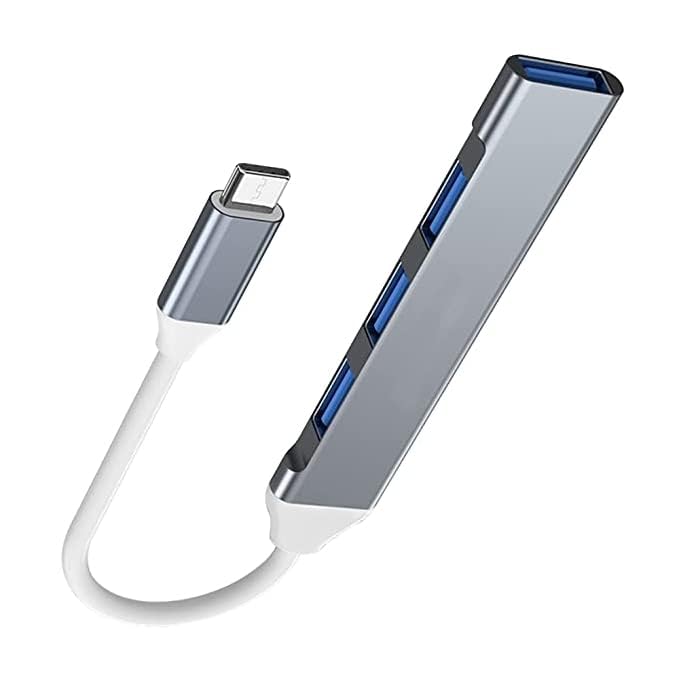 VOOCME 4 in 1 USB c hub USB Extension Type c hub for Laptop Type C to 4 ...