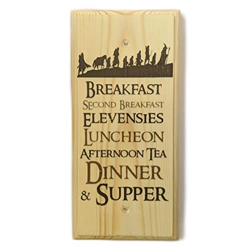 The Hobbit Diet Sign, Hobbit Plaques, Lord Of The Rings Gift : Amazon ...