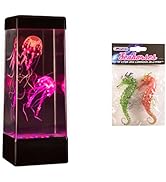 JINX LUMINOUS JELLYFISH Premium Large Lamp – 14" LED Aquarium Mood ...