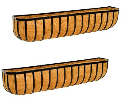 Amazon.com: BestNest Gardman Forge Wall Troughs with Coco Liners, 48" L ...