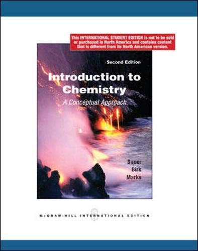 Introduction to Chemistry: Bauer: 9780070172623: Amazon.com: Books