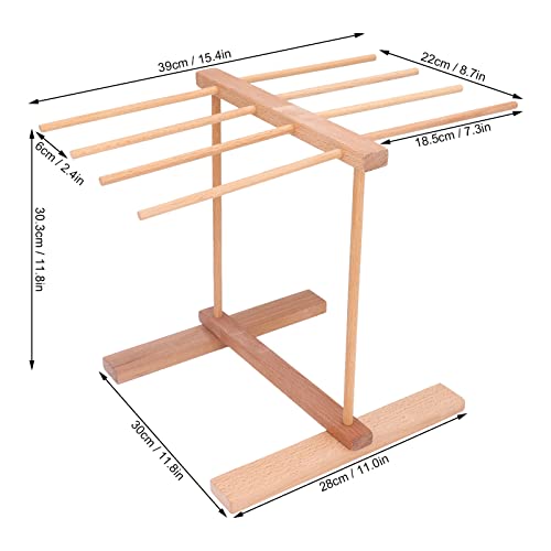 Wooden Noodle Drying Rack,Collapsible Wooden Pasta Drying Rack Natural ...