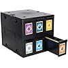 BCW 6 Drawer Card Catalog | Stackable Trading Card Organizer Box ...