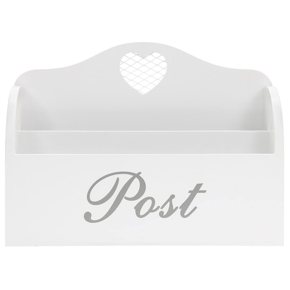 White Post Rack With Grey Lettering and Cutout Heart Detail, Twin ...