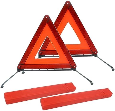 Amazon.com: NGHEY 2 PCS Tripod Warning Sign, Road Emergency Warning ...