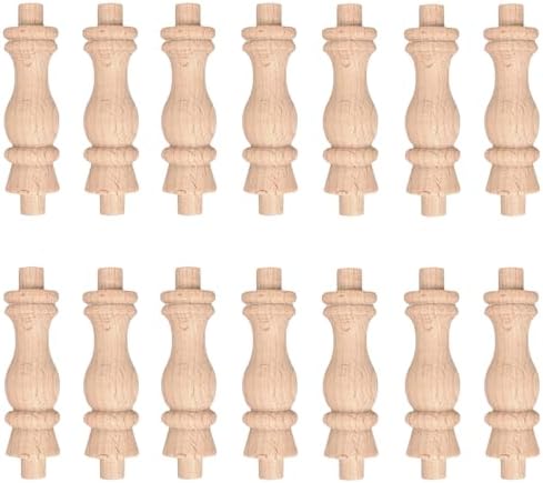 Amazon.com: Pinehurst Crafts Unfinished Oak Wood Spindles, Perfect for ...