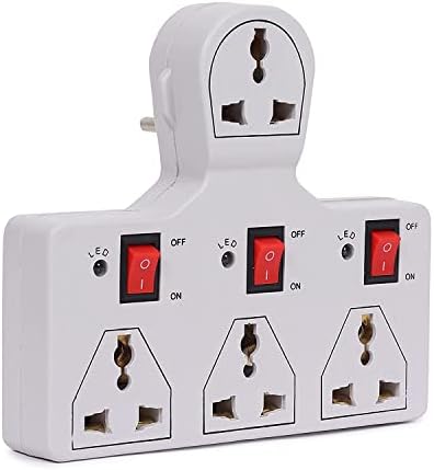 Buy OE 4 Universal Socket 3 Pin Multi Plug Point Universal Sockets ...