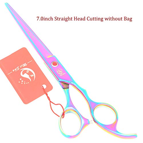 Meisha 7 inch Professional Pet Cutting Thinning Curved Grooming ...