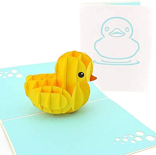 Amazon.com : PopLife Yellow Rubber Ducky 3D Pop Up Card for All ...