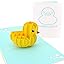 Amazon.com : PopLife® Yellow Rubber Ducky 3D Pop Up Card for All ...