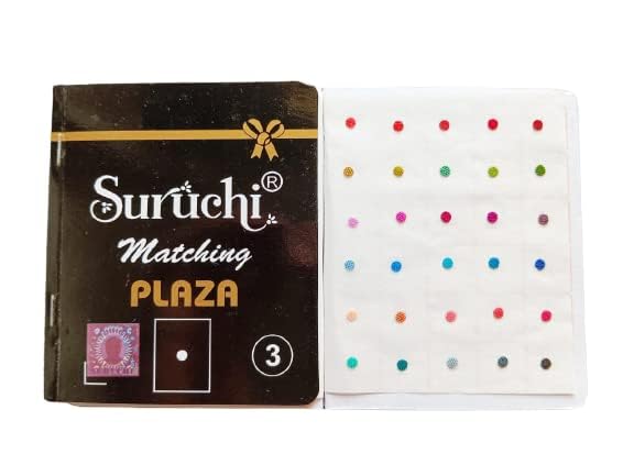 SB HERBAL suruchi bindi Colourful Multi Matching Plaza (Stick on ...