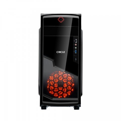 Amazon.in: Buy CIRCLE Alloy Steel Epic Gaming Cabinet, Black Online at ...