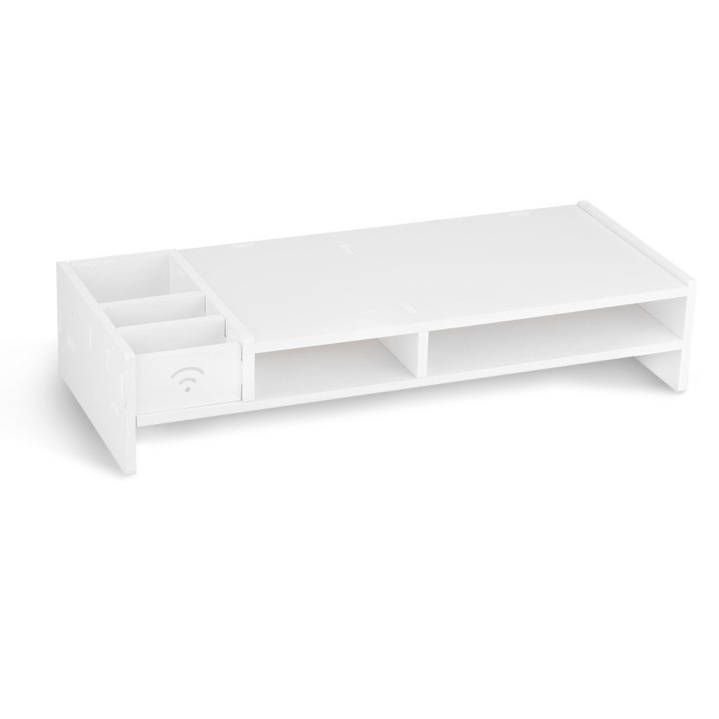 Buy Finether Monitor Stand White Wood Plastic Composite Computer buy-finether-monitor-stand-white-wood-plastic-composite-computer