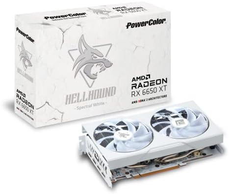 PowerColor Tarjeta Gráfica Hellhound Spectral Blanco AMD Radeon™ RX ...