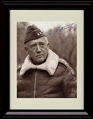 Amazon.com: General George Patton Autograph Replica Print - Framed 8x10 ...