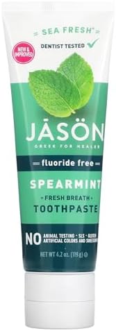 Amazon.com: Jason Natural Healthy Mouth Toothpaste, 4.2 oz : Beauty ...