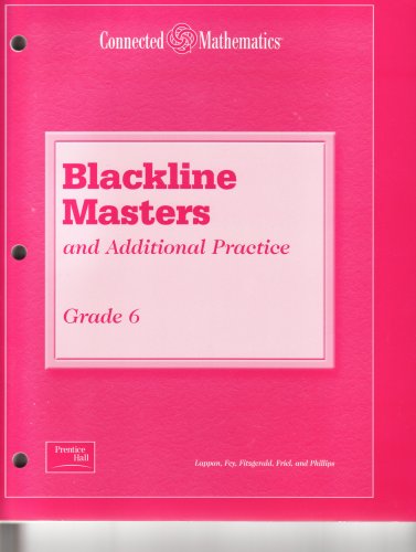 Amazon.com: CONNECTED MATHEMATICS 3E BLACKLINE MASTERS GRADE 6 2002C ...