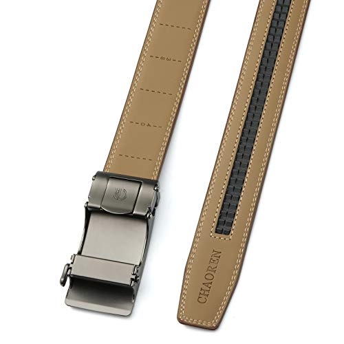 Snapklik.com : Light Brown Belt - Mens Dress Belt 1 3/8 For Casual ...