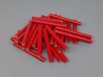 Amazon.com: 50 Fireworks Red Bottle Rocket Tubes PYRO Cardboard 1/4" x ...