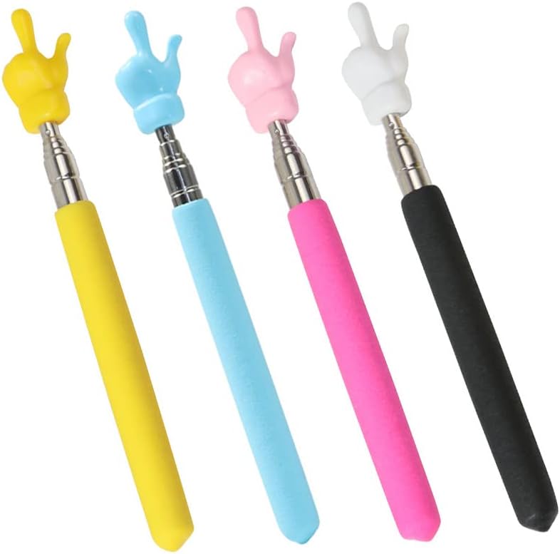 Amazon.com : 4pcs Extendable Hand Pointer Telescopic Teachers Pointer ...