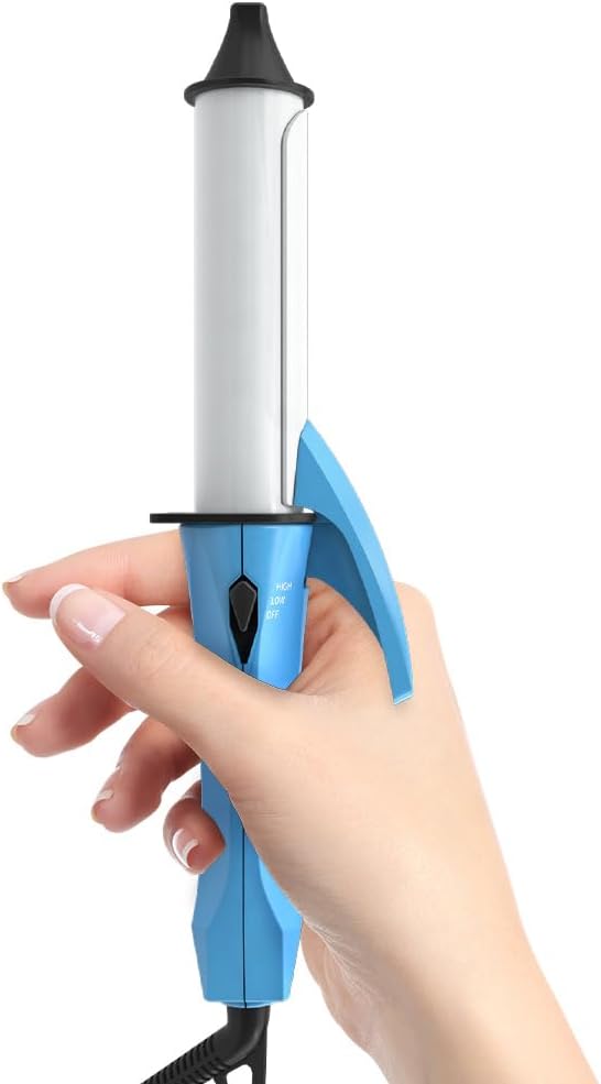 Amazon.com: Ceramic Mini Curling Iron for Short Hair, Compact ...