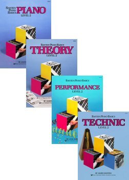 Bastien Piano Basics Set (Piano, Theory, Performance, Technic, Level 2 ...