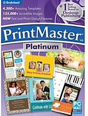 Amazon.com: Broderbund PrintMaster v6 Platinum, : Everything Else