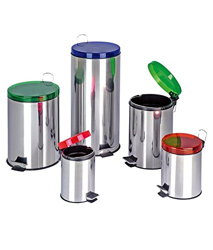 Bathla Stainless Steel Crystal Bin, 20 litres, Silver : Amazon.in: Home ...