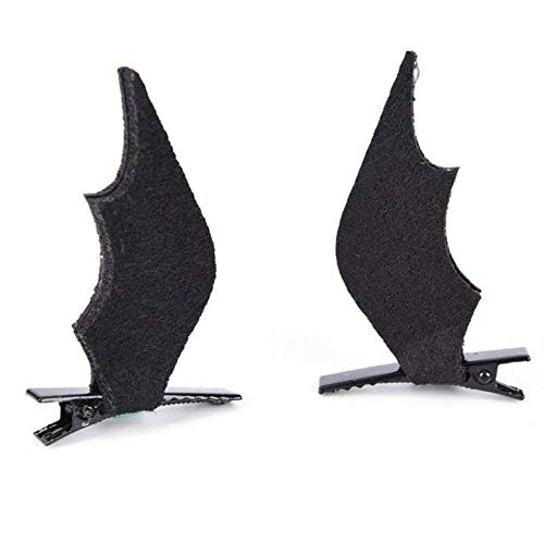 Amazon.com : Aeyistry 1 Pair Halloween Bat Wings Hair Clips,Devil Wing ...
