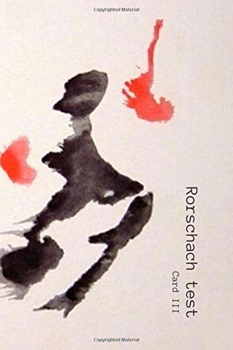 Rorschach test, Card III: lined notebook: Moss, T: 9798605020882 ...