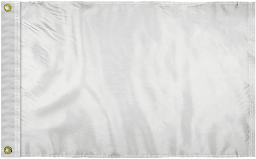 Amazon.com : Solid White (Blank) 12x18in Stick Flag : Patio, Lawn & Garden
