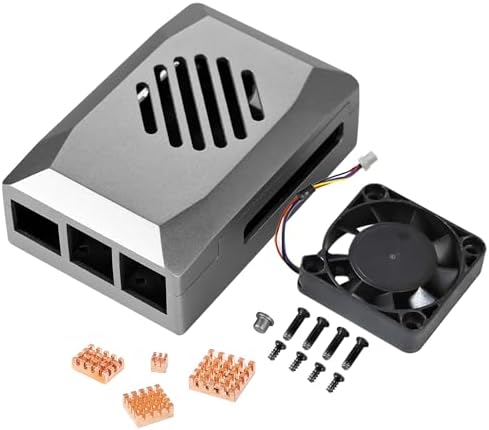 Amazon.com: Argon Poly+5 Raspberry Pi 5 Case | Raspberry Pi 5 Fan ABS Case with 30mm PWM Fan ...