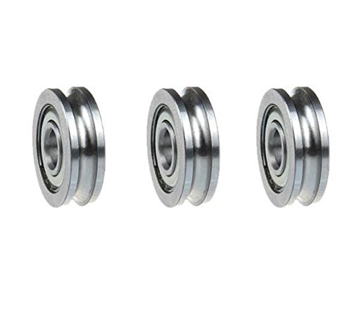 3D Printer - 10PCS U604ZZ 604UU U604 4 x 13 x 4 mm U Carbon Steel Deep ...