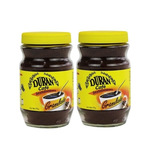 Amazon.com : Cafe Duran Instantaneo Granulado 170G Glass Container. Up ...