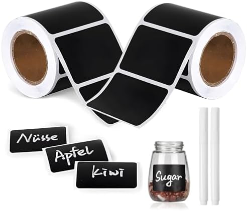 Chalkboard Labels, Joyoldelf 150Pcs Waterproof Reusable Blackboard ...