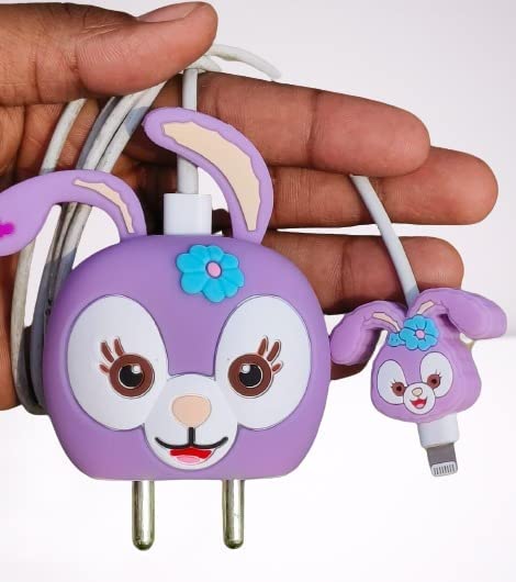 Meyaar Compatible with Apple iPhone Charger Case Cover | Cartoon ...